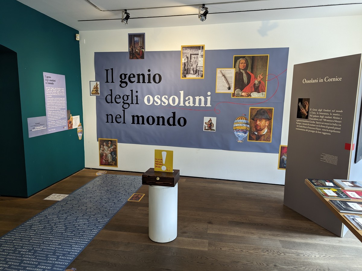 Si chiude con un "aperitivo geniale" la mostra "Il genio degli ossolani nel mondo" - Ossolanews.it