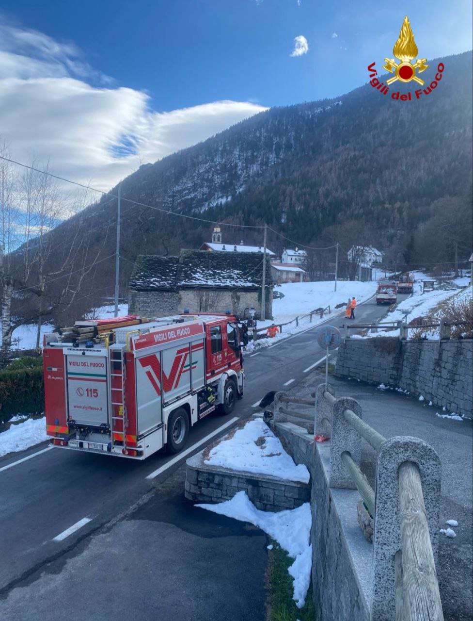 Crodo, grossa perdita di gas a Smeglio, al lavoro tecnici e vigili del ...